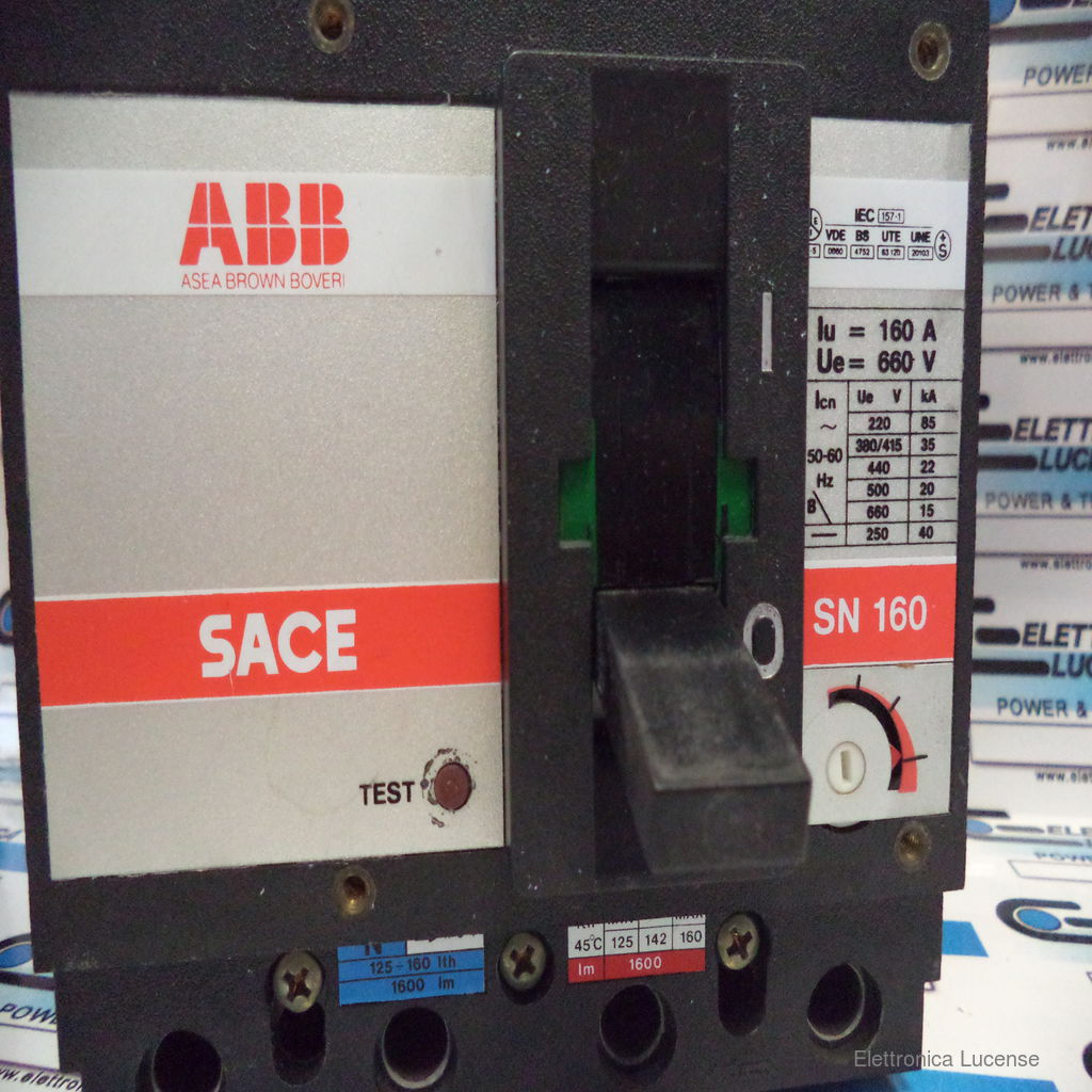 Elettronica Lucense ABB SACE-SN160 DISCONNECTING SWITCH ABB SACE SN160 ...
