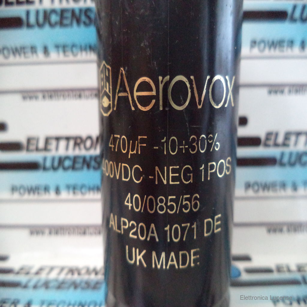 Elettronica Lucense AEROVOX AER-40-085-56 ELECTROLYTIC CAPACITOR 470UF ...