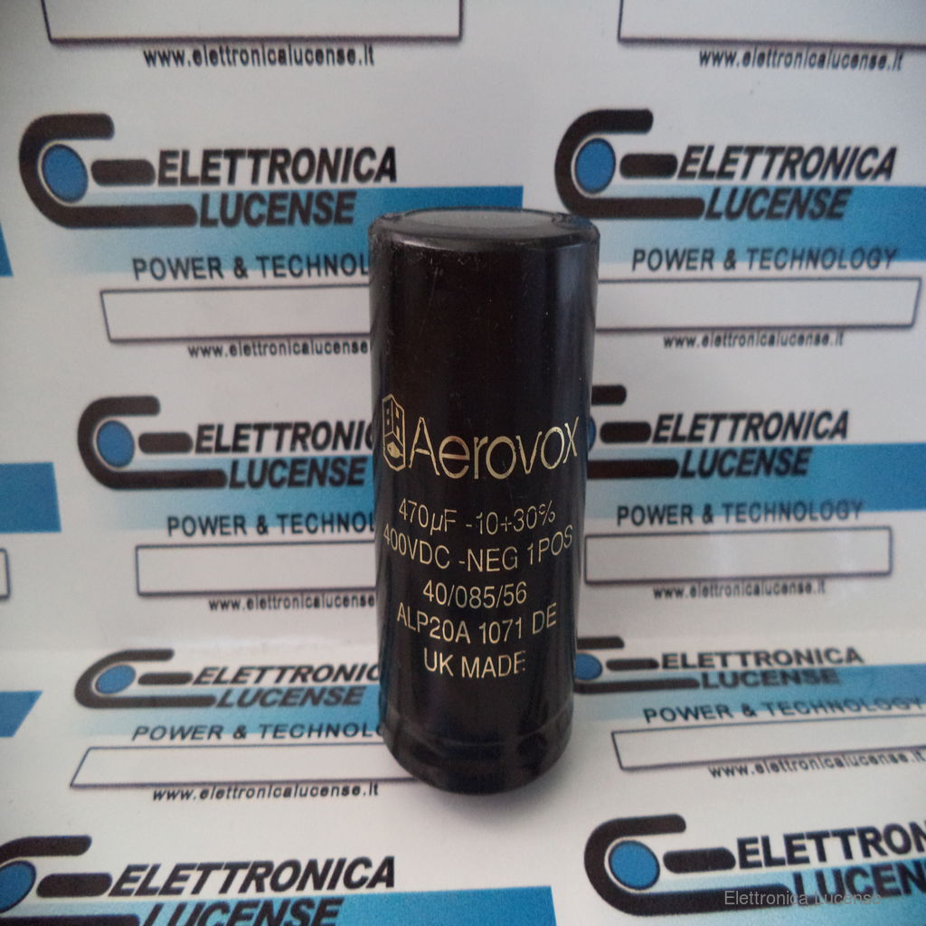 Elettronica Lucense AEROVOX AER-40-085-56 ELECTROLYTIC CAPACITOR 470UF ...