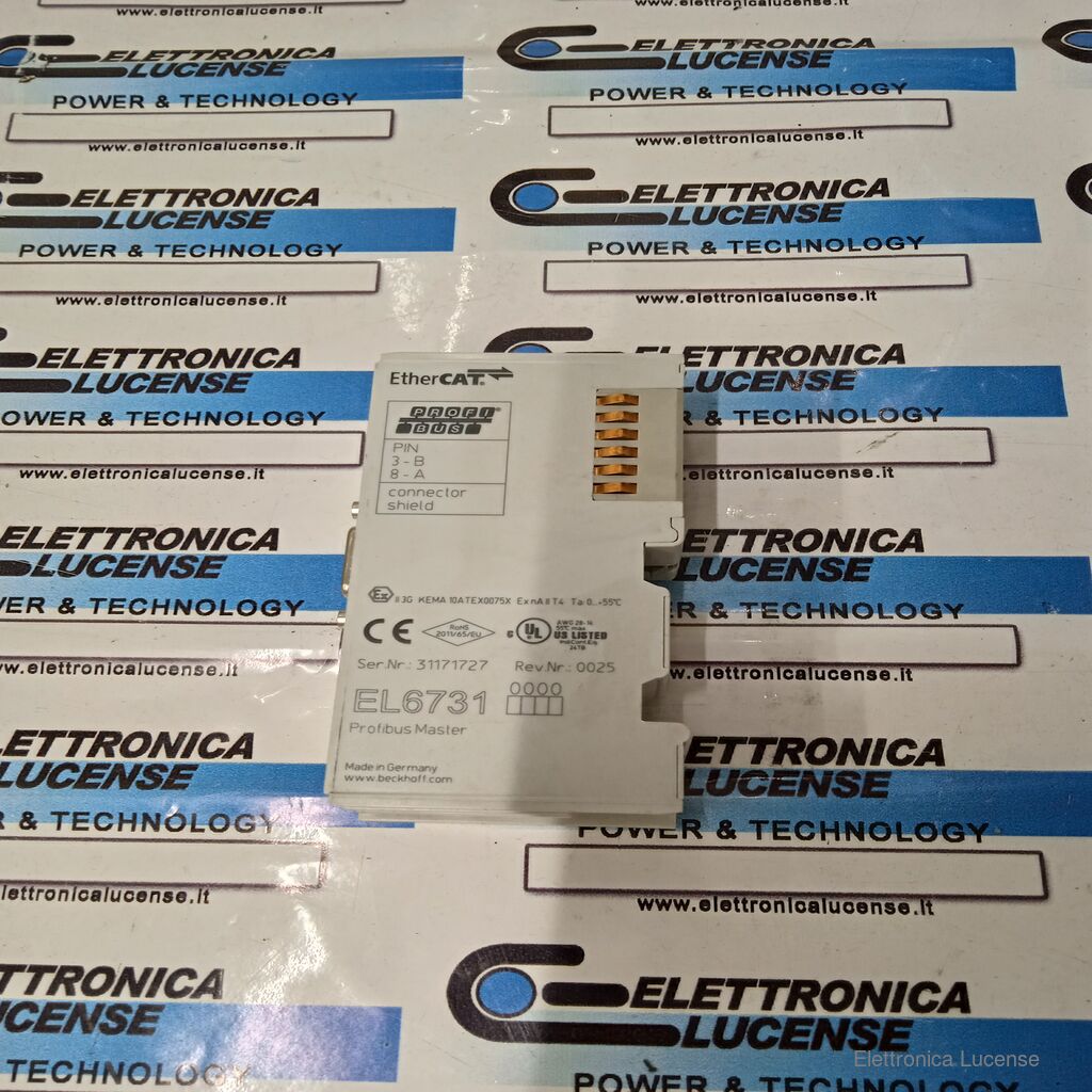 Elettronica Lucense BECKHOFF EL6731-0010 ETHERCAT TERMINAL, 1-CHANNEL ...