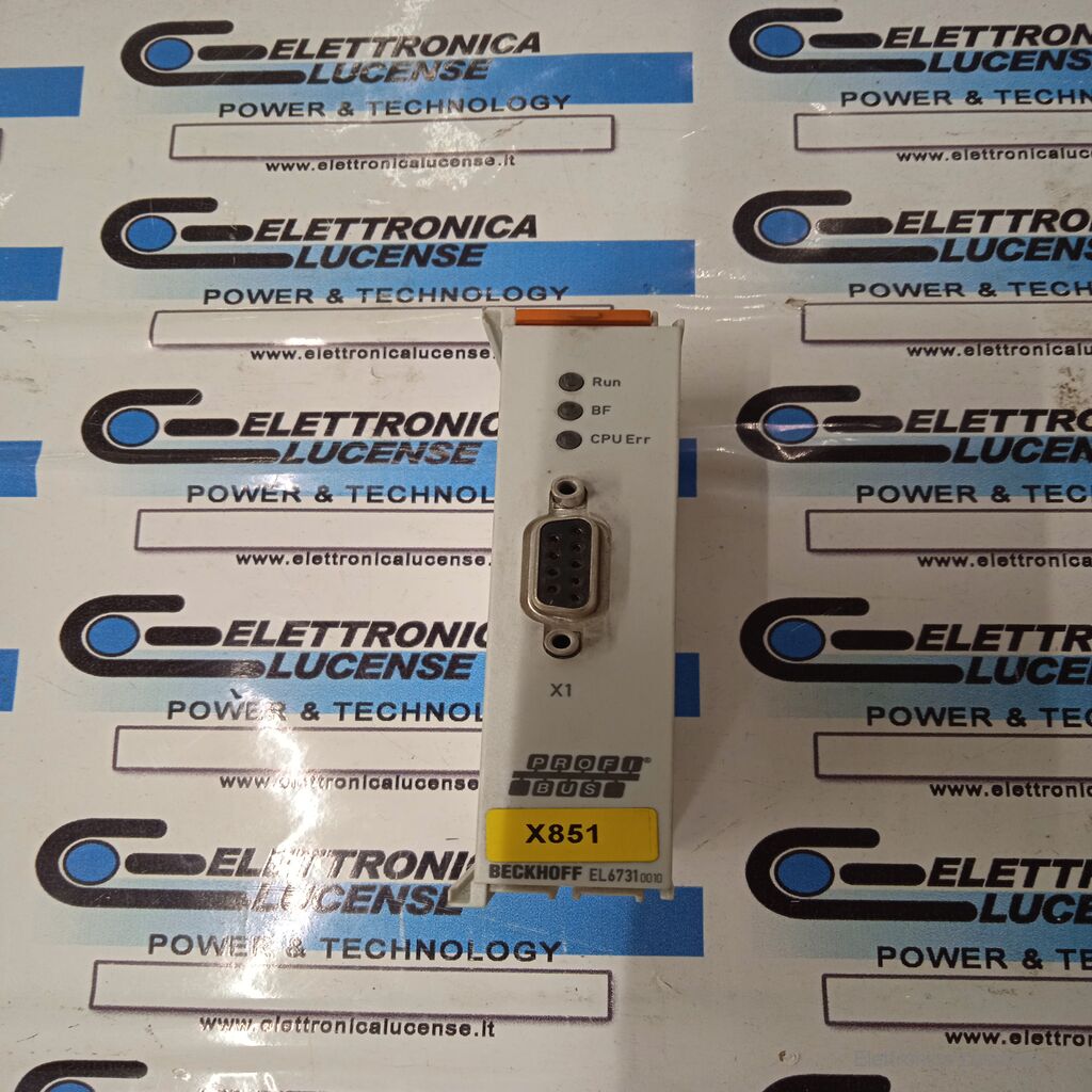 Elettronica Lucense BECKHOFF EL6731-0010 ETHERCAT TERMINAL, 1-CHANNEL COMMUNICATION INTERFACE ...