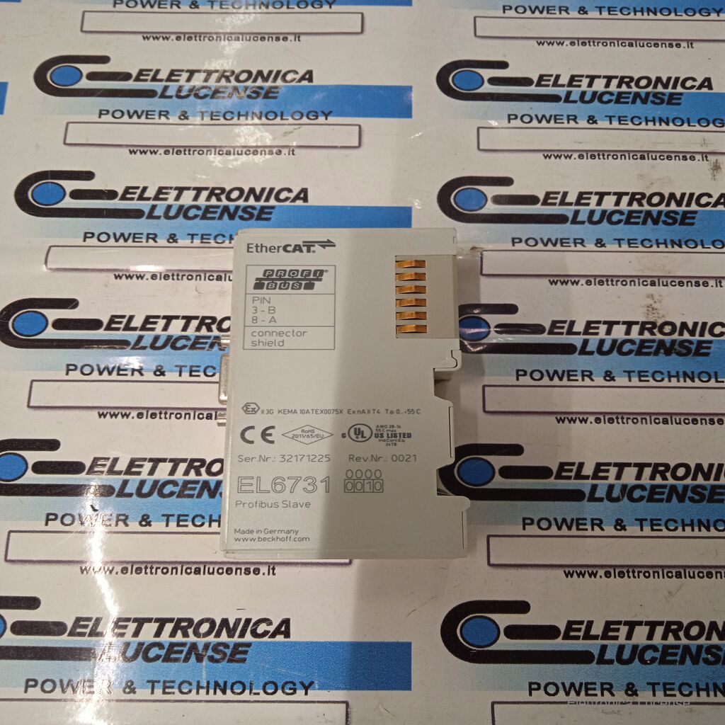 Elettronica Lucense BECKHOFF EL6731 ETHERCAT TERMINAL, 1-CHANNEL ...