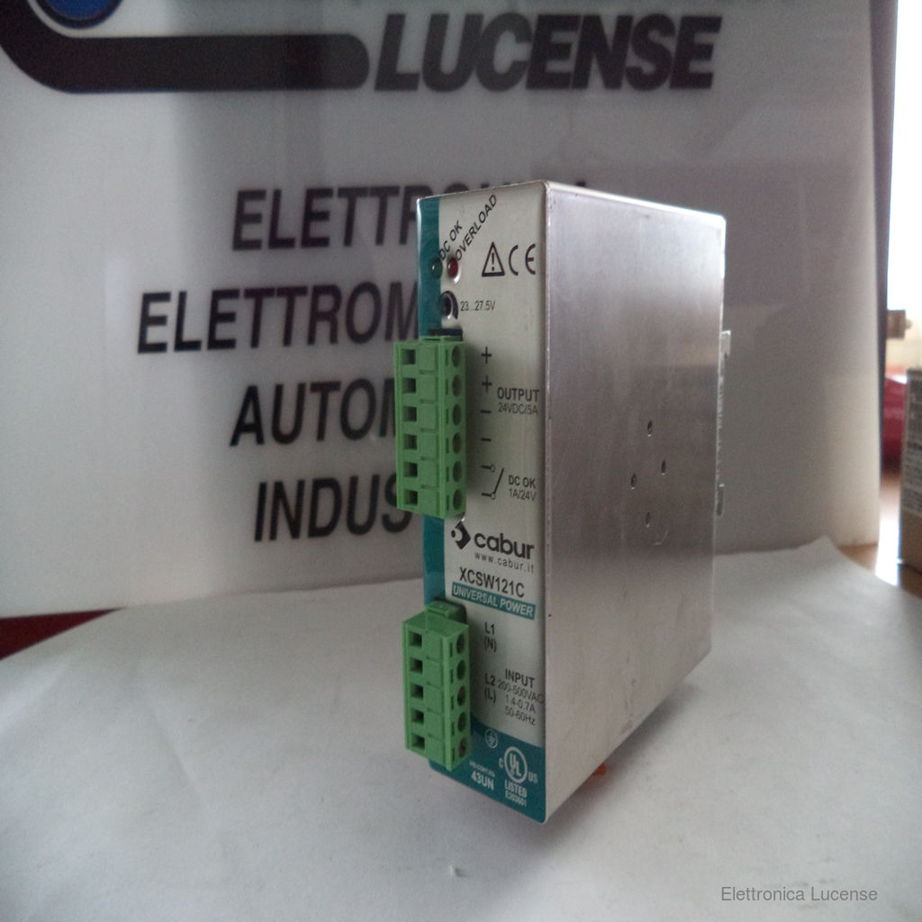 Elettronica Lucense CABUR XCSW121C ALIMENTATORE SWITCHING MONO-BIFASE 230-400-500-VAC POTENZA ...