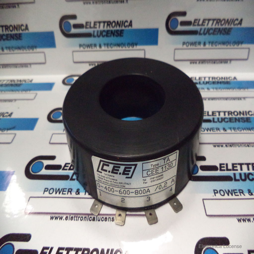 Elettronica Lucense CEE CEE-TA1130 CURRENT TRANSFORMER TA 0-400-600-800 ...