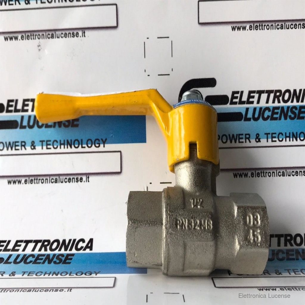 Elettronica Lucense CIMBERIO CIMVAGASFF12 GAS BALL VALVE F.F. HANDLE 1/ ...