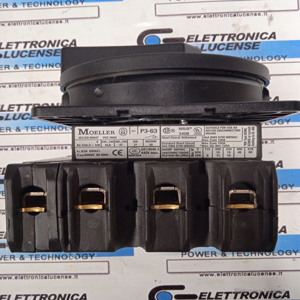 Elettronica Lucense EATON-MOELLER 012771 DISCONNECTING SWITCH EATON ...