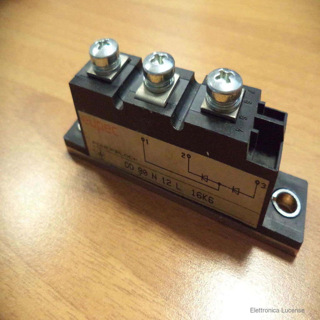 Elettronica Lucense EUPEC DD-90-N-12-L-16K6 RECTIFIER DIODE MODULE