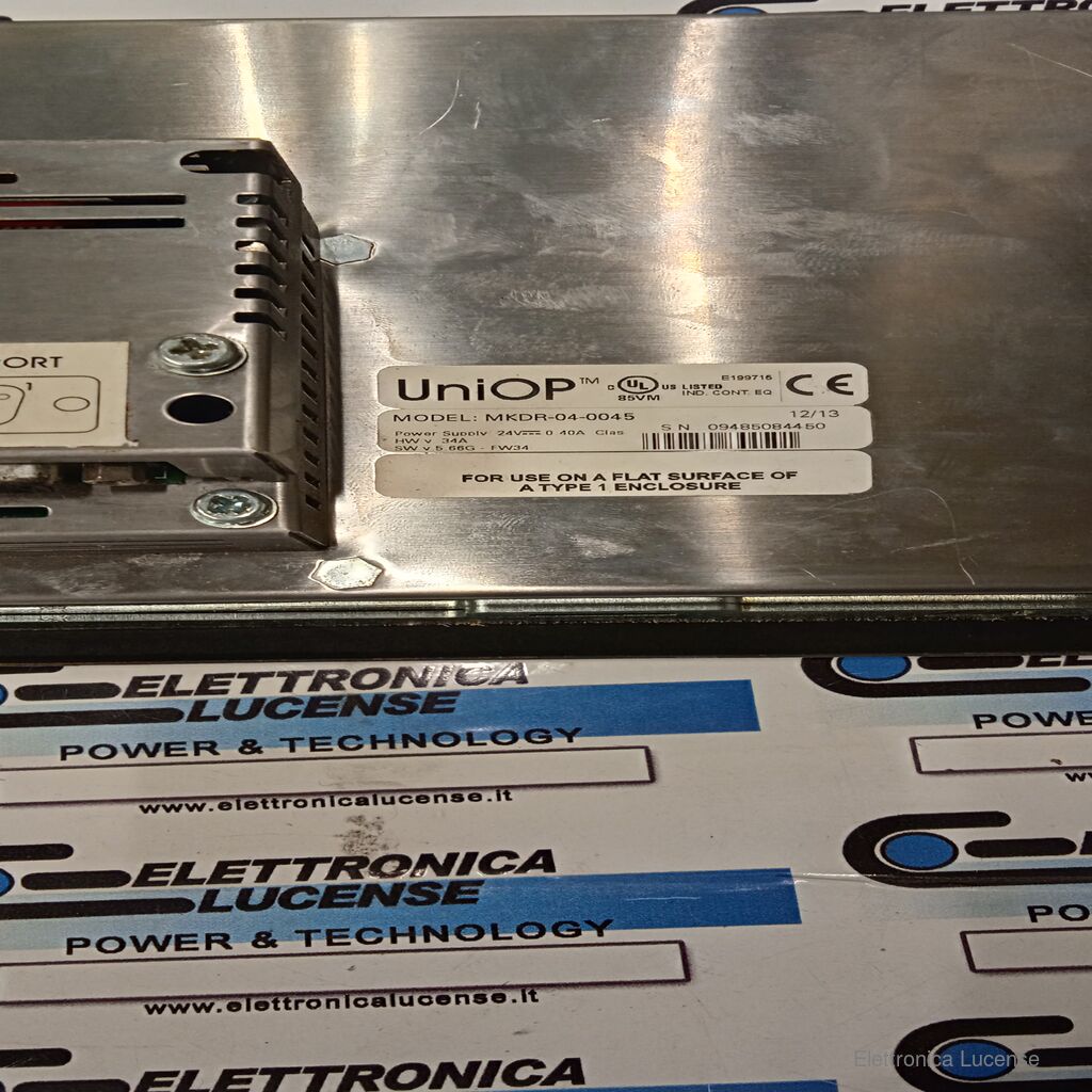 Elettronica Lucense EXOR-UNIOP MKDR-04-0045 OPERATOR PANEL HMI