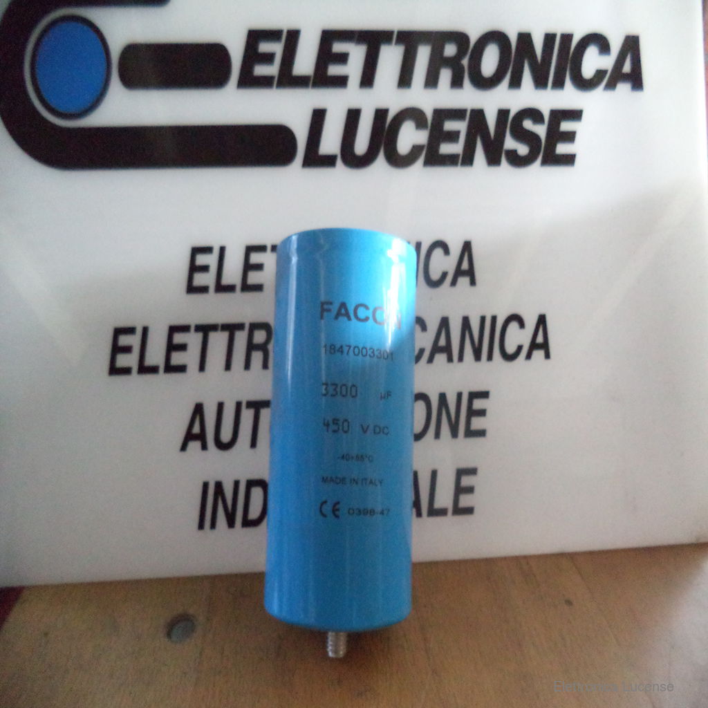 Elettronica Lucense FACON FAC-1847003301 ELECTROLYTIC CAPACITOR 3300UF ...