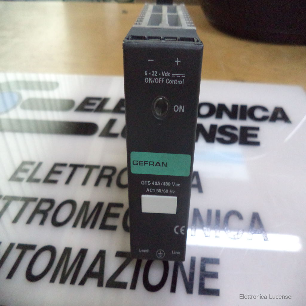 Elettronica Lucense GEFRAN GE-GTS40 SOLID STATE RELAYS GTS 40 / 480-0 ...