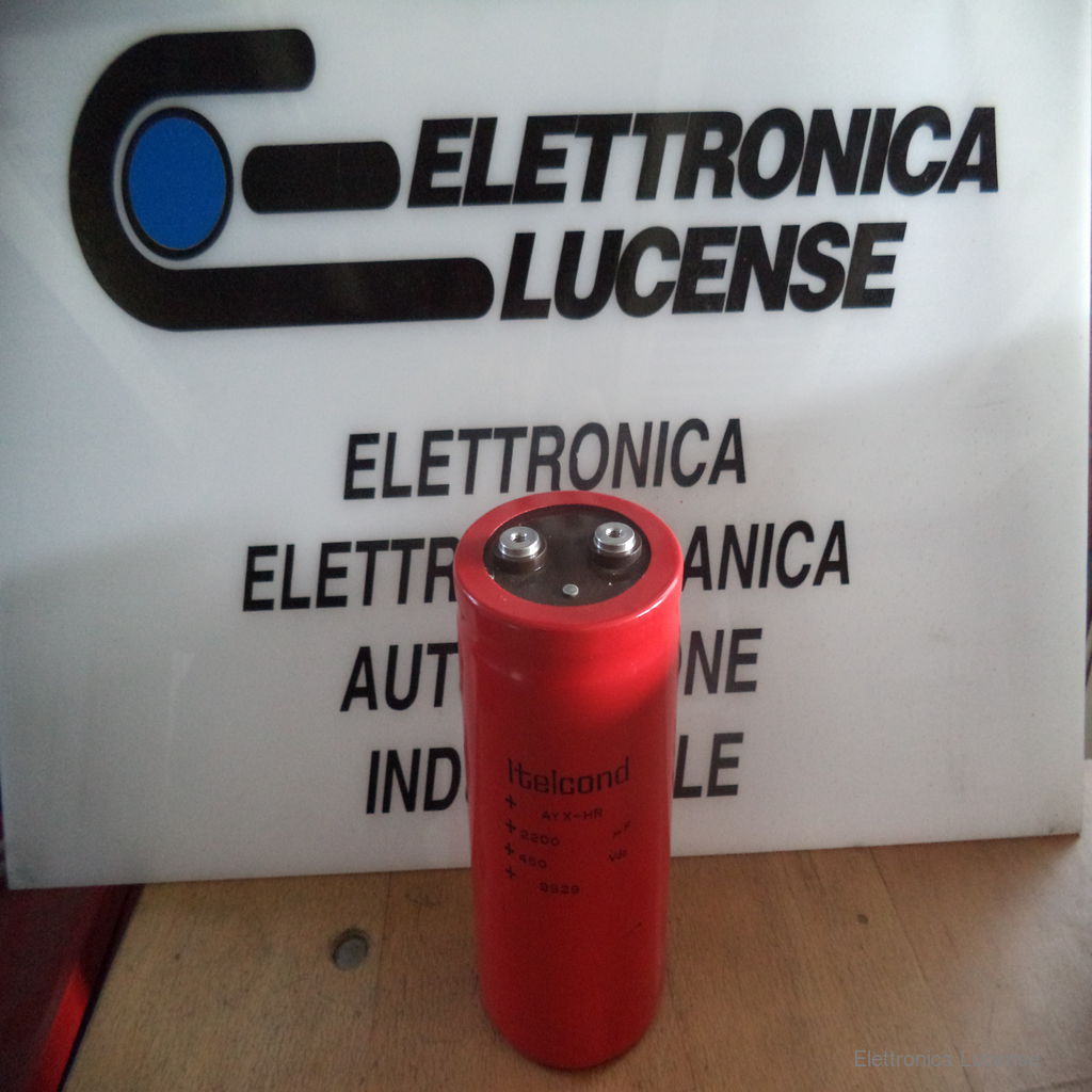 Elettronica Lucense ITELCOND AYX-HR ELECTROLYTIC CAPACITOR 2200UF ...