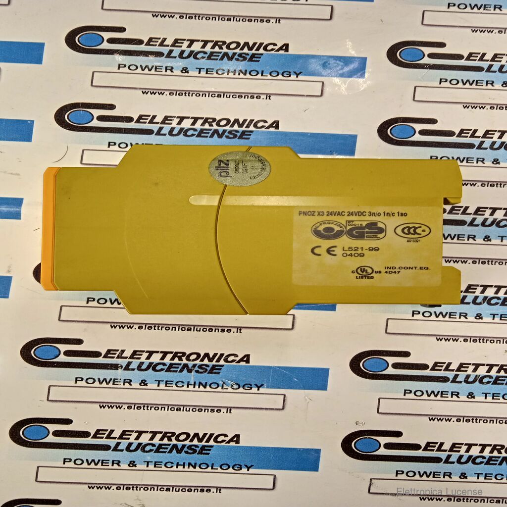 Elettronica Lucense PILZ 774310 PILZ SAFETY RELAY PNOZ X3, 24V AC/DC, 2 ...