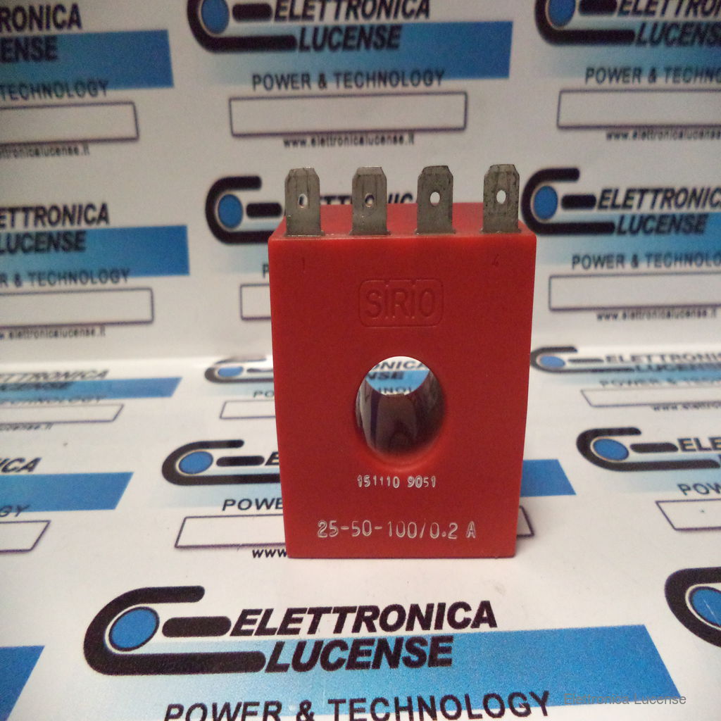 Elettronica Lucense SIRIO 151110-9051 CURRENT TRANSFORMER TA 25-50-100/0.2A