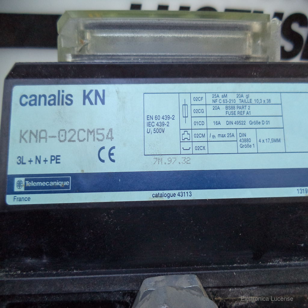 Elettronica Lucense TELEMECANIQUE TELKNA02CM54 JUNCTION BOX CANALIS KN