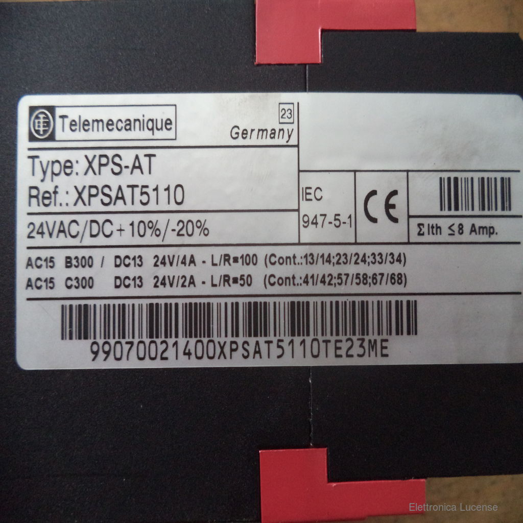 Elettronica Lucense TELEMECANIQUE XPSAT5110 EXTENSION MODULE 24VAC-DC ...