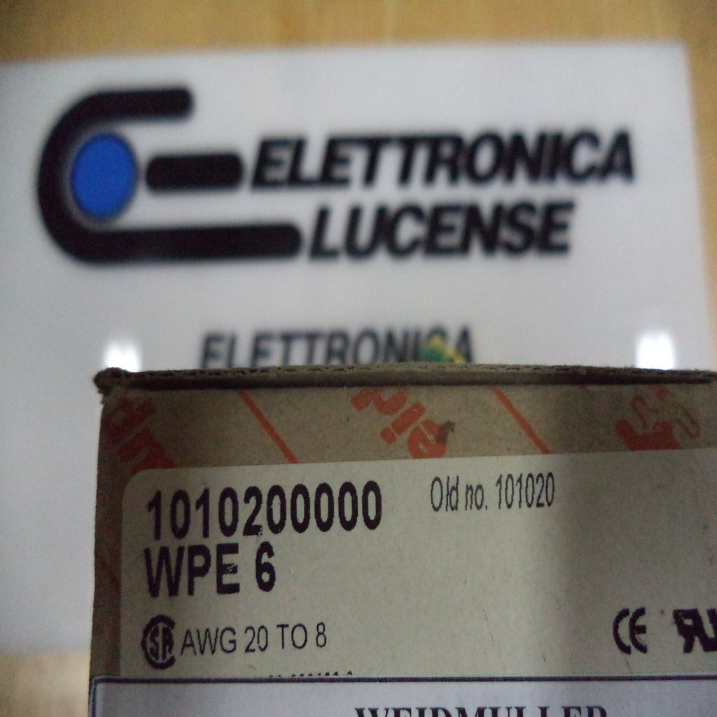 Elettronica Lucense WEIDMULLER 1010200000-WPE6 W-SERIES, PE TERMINAL ...
