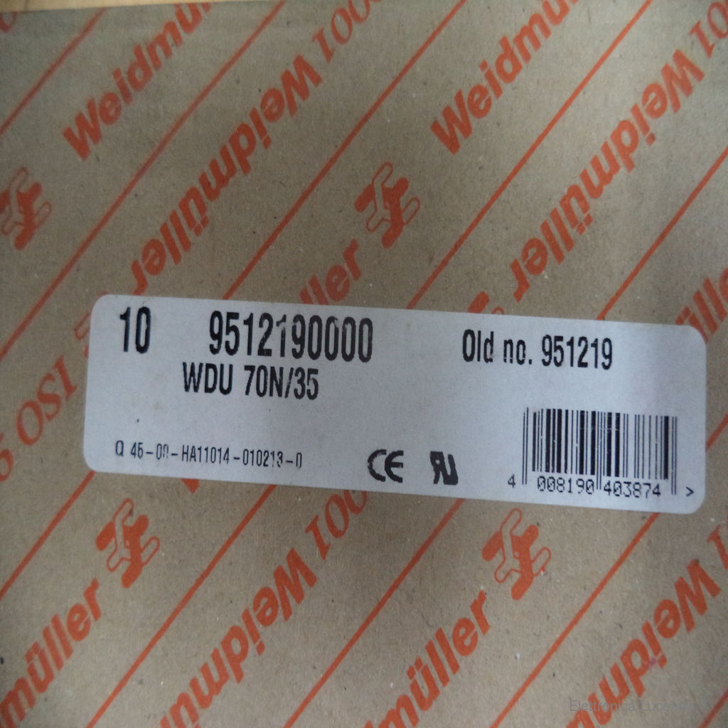 Elettronica Lucense WEIDMULLER WDU-70N-35 SALES IN STOCK TERMINAL ...